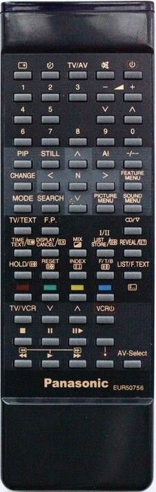 Пульт для PANASONIC EUR50756 TV/VCR