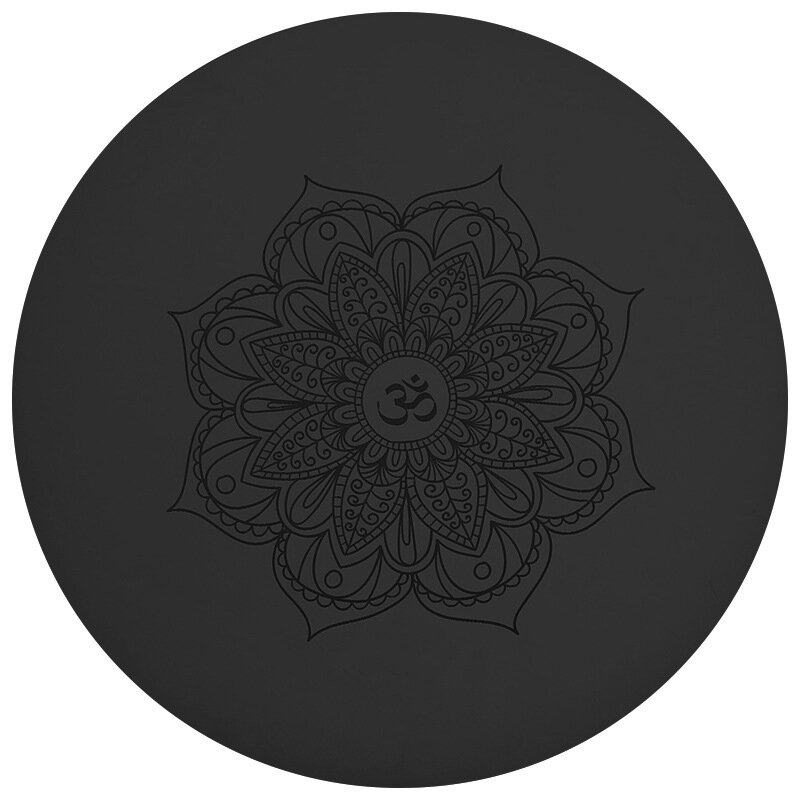 Скакалка Nagudi для йоги, медитации, фитнеса, резиновая, нескользящая, бесшумная, утолщенная, расширенная, круглая, коврик для медитации и йоги