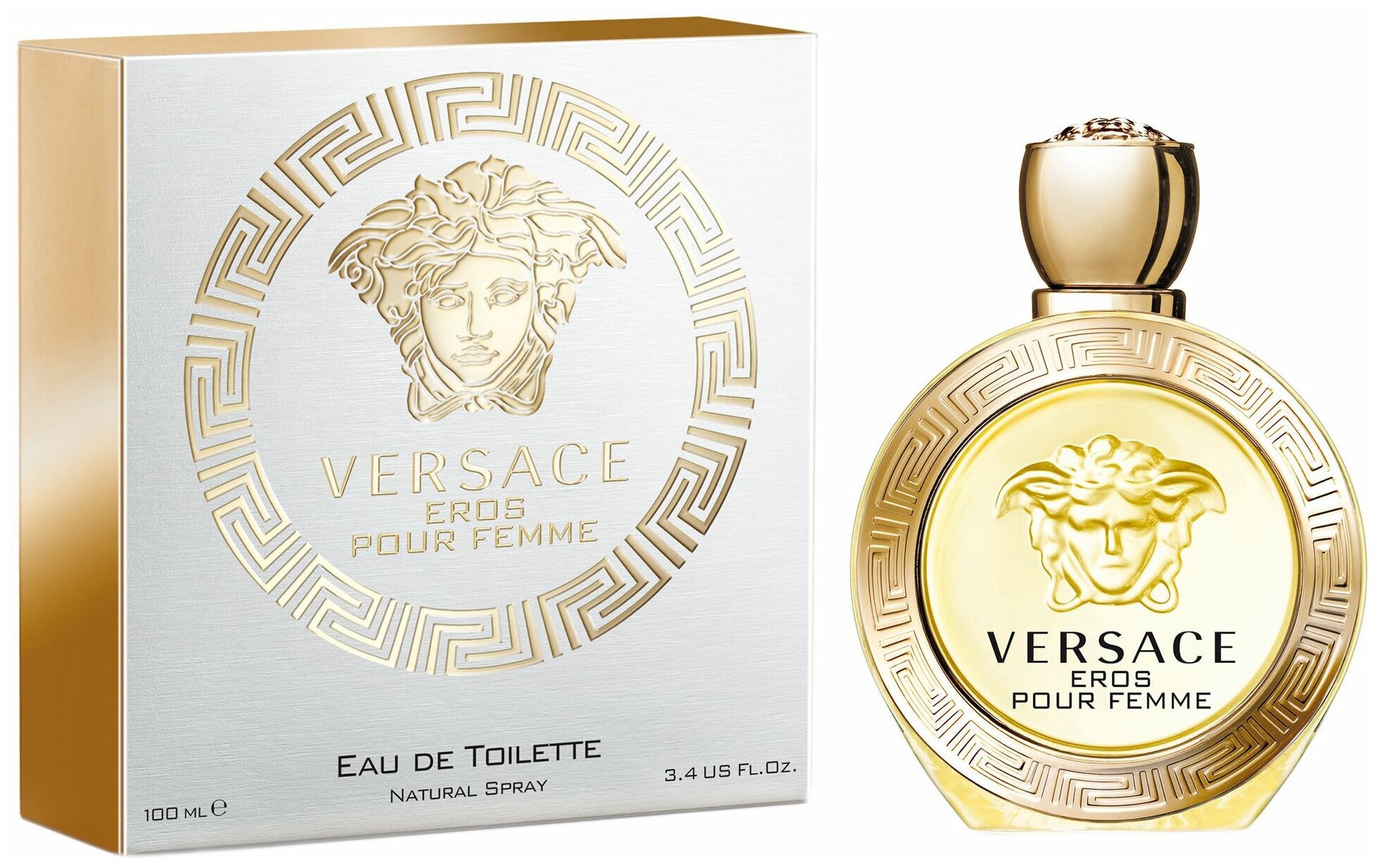 Туалетная вода Versace Eros Pour Femme, аромат для женщин, 100 мл (ref.53)