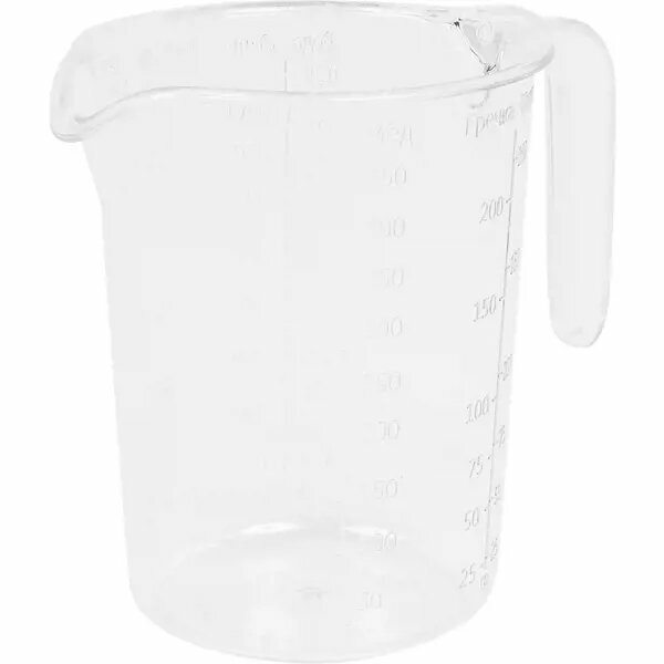 Стакан мерный 350мл пластик