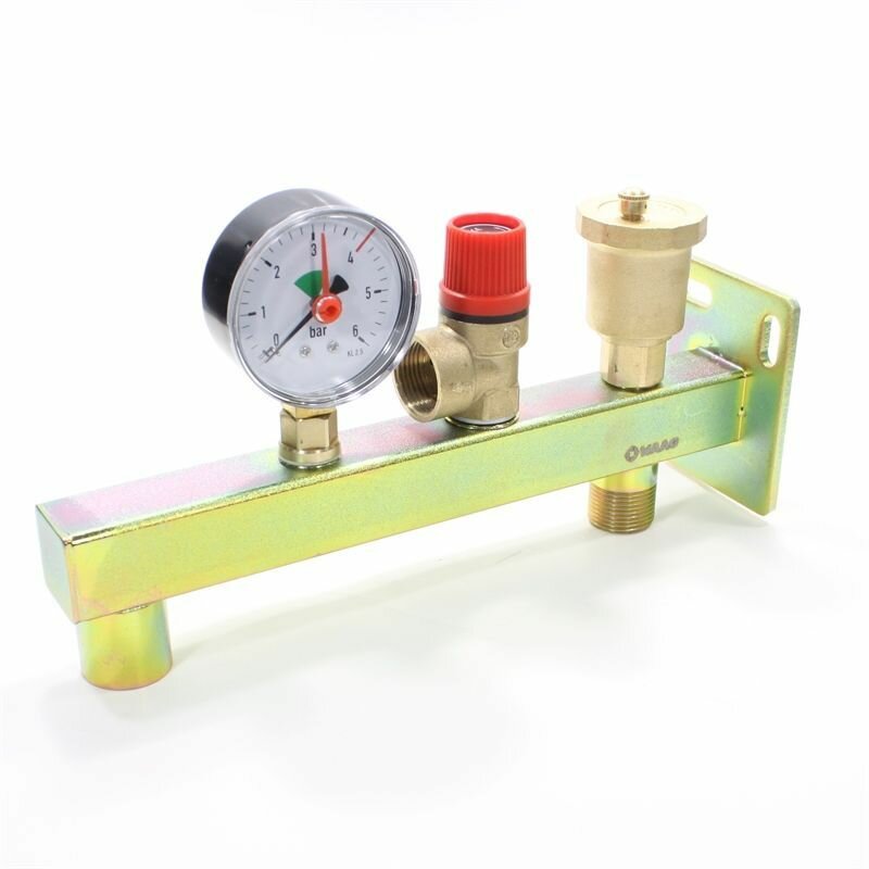 Группа безопасности котла 3/4", PN10, WAAG, латунь до 44 кВт.