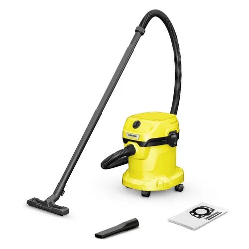 Строительный пылесос Karcher WD 2 V-15/4/18, желтый [1.628-003.0]