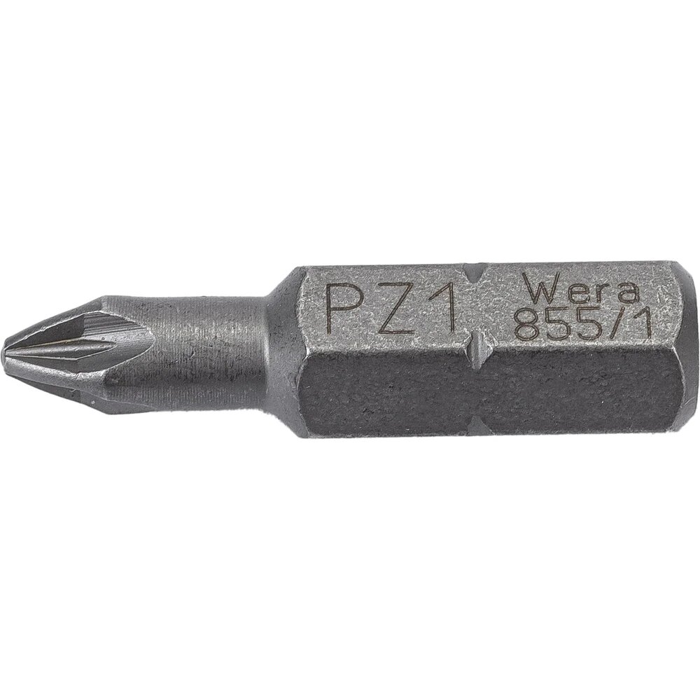 Крестовая бита Pozidriv 855/1 Z PZ 1, 25 мм, 1/4", C6.3 WERA WE-072080