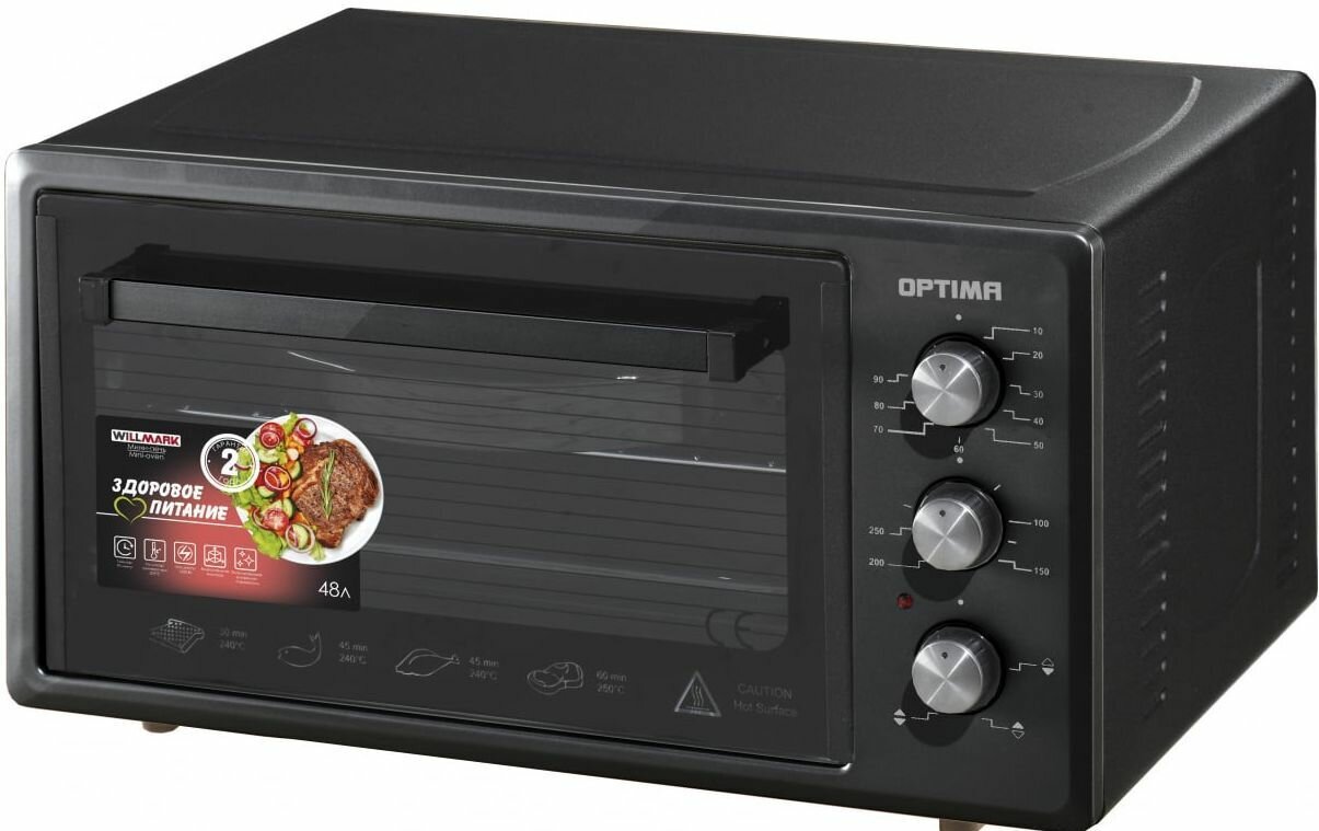 Мини-печь Optima OF-48BL, черный