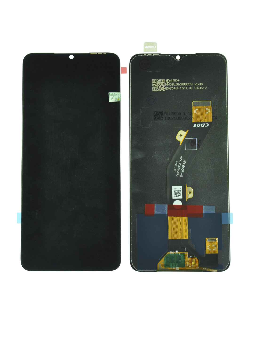 Дисплей (LCD) для Infinix Smart 7 (X6515)/Smart 7 HD/Tecno Spark Go 2023 (BF7)/Itel A49+Touchscreen black ORIG100%