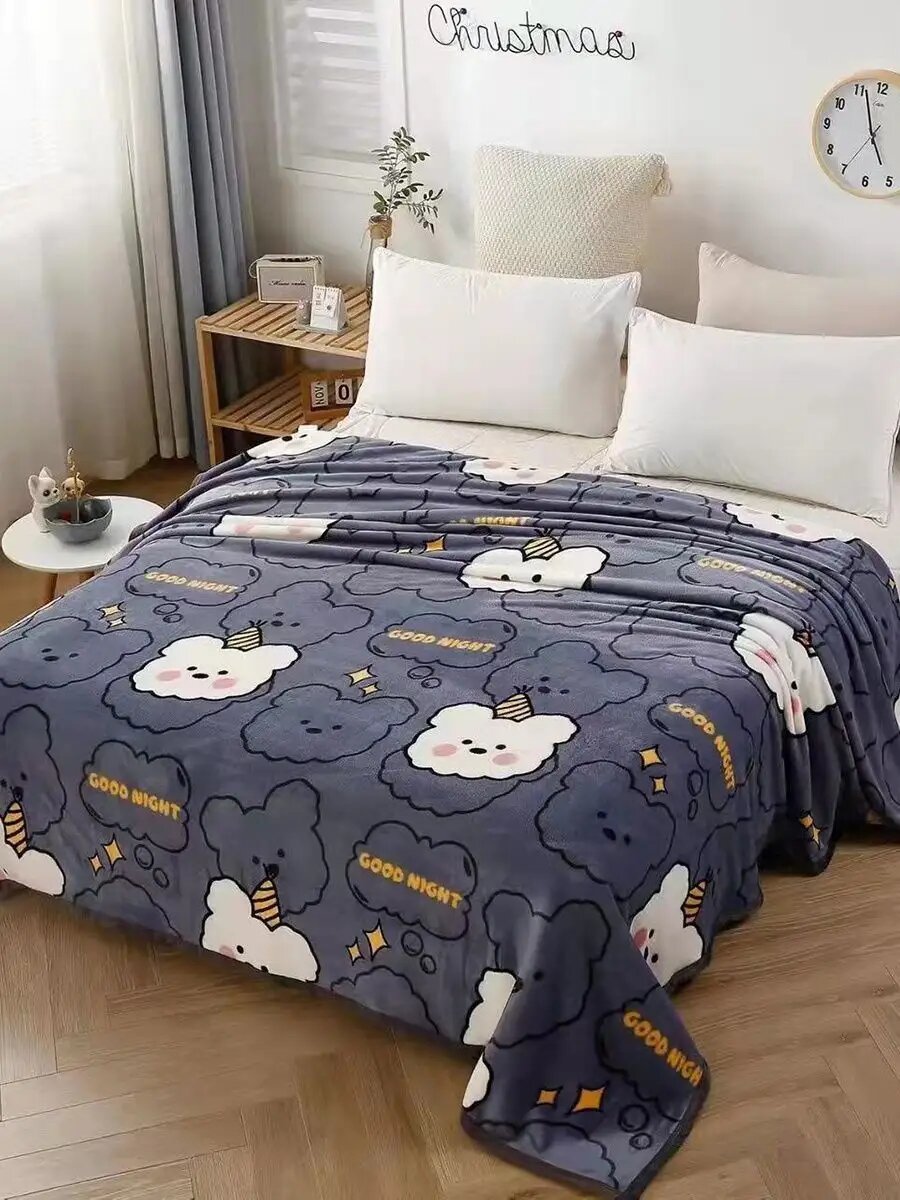 Плед 200х220 евро на кровать Lindo