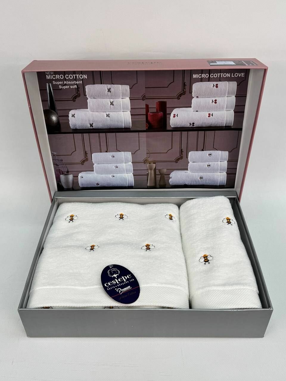 Полотенца махровый mecro cotton