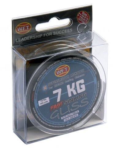 Леска плетёная WFT KG GLISS SINKING Black 150/012