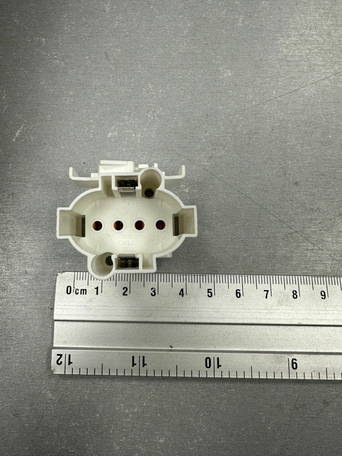 Патрон Vossloh-Schwabe 35610, 2G7, пластик, втычное соединение, белый