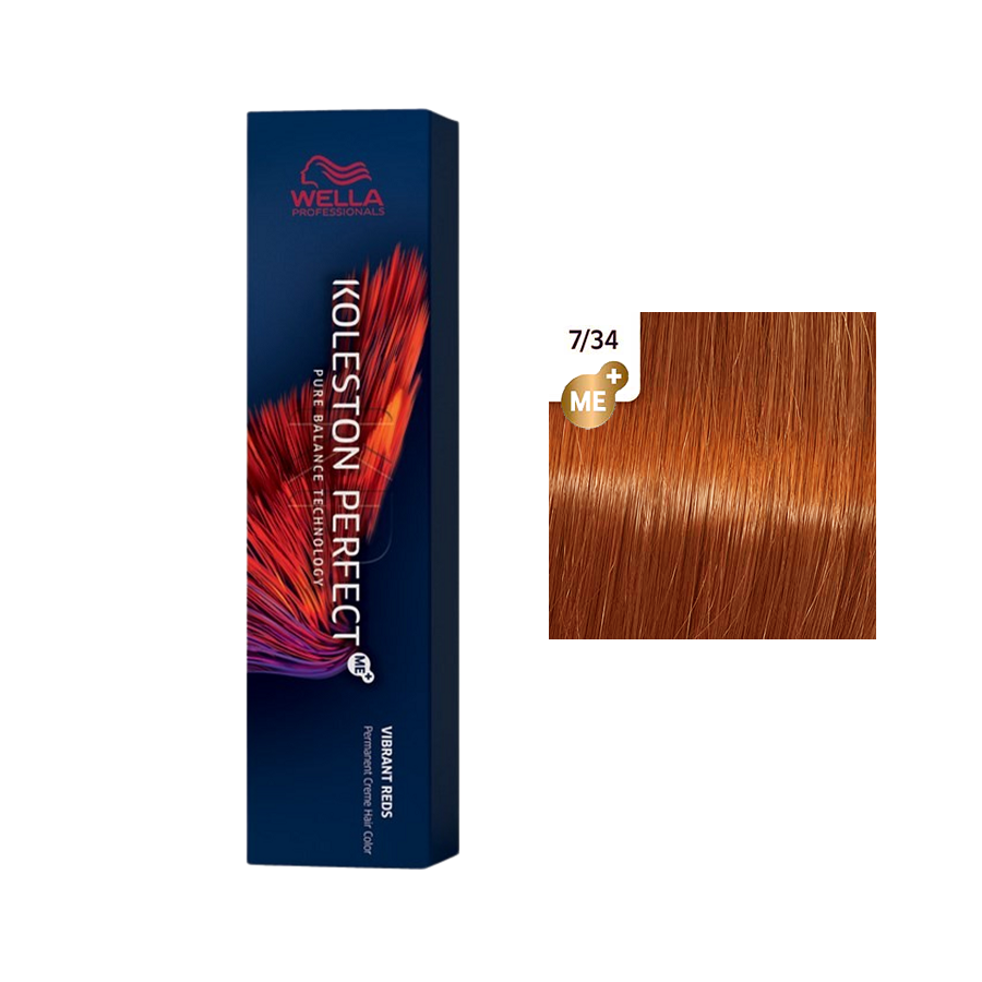 Wella Koleston Perfect ME+ 7/34 - Стойкая краска вишневый грог 60 мл