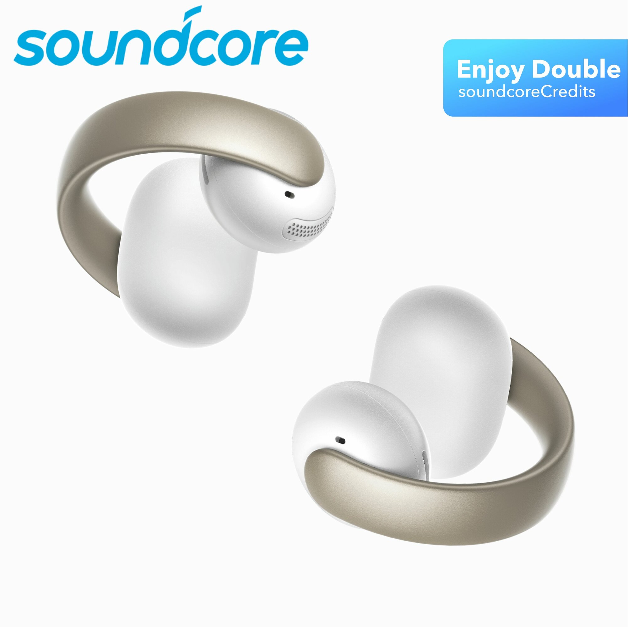 Anker SoundCore AeroClip Открытые музыкальные наушники Bluetooth снижают шум и водонепроницаемы для бега