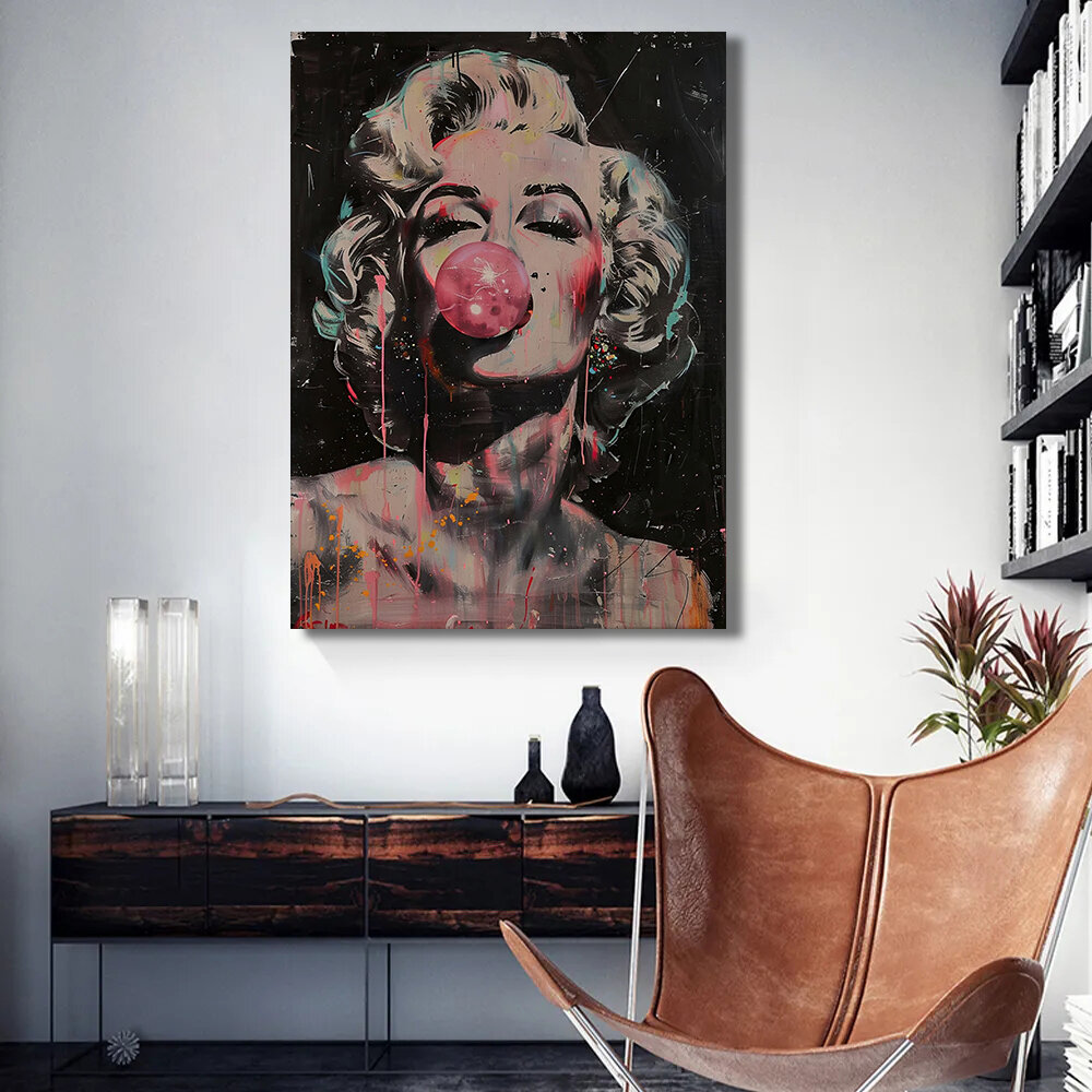 Marilyn Monroe / Мерлин Монро, картина на холсте девушка, постеры на стену мотивация, 60х80 см.