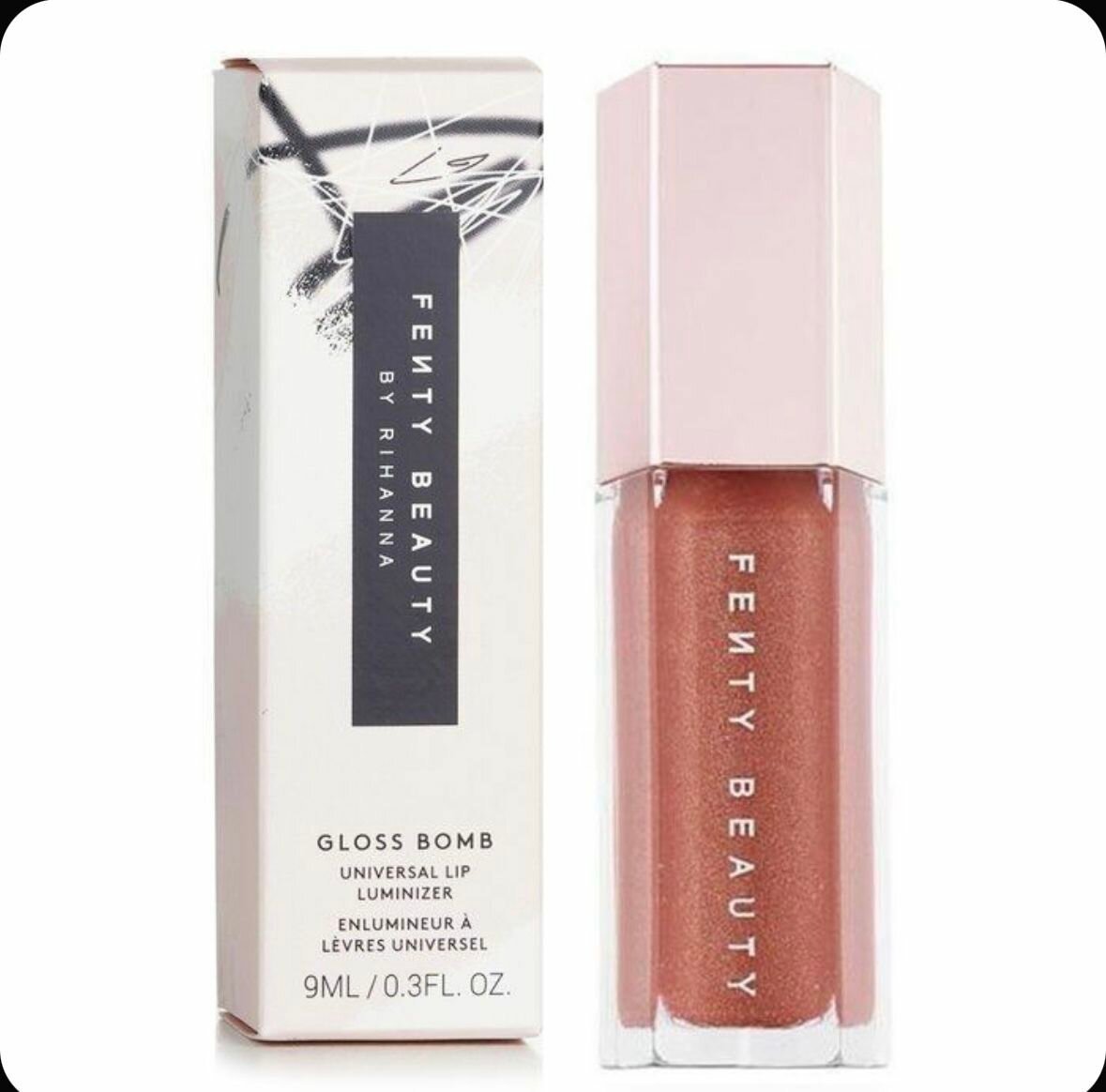 Fenty Beauty Gloss Bomb , блеск для губ , fenty glow 01