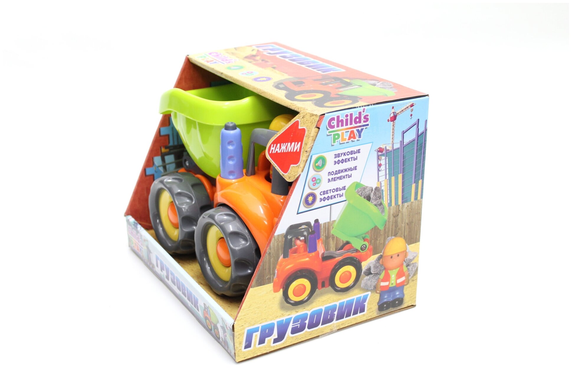 Грузовик Child's Play Грузовичок LVY024, пластик, на батарейках