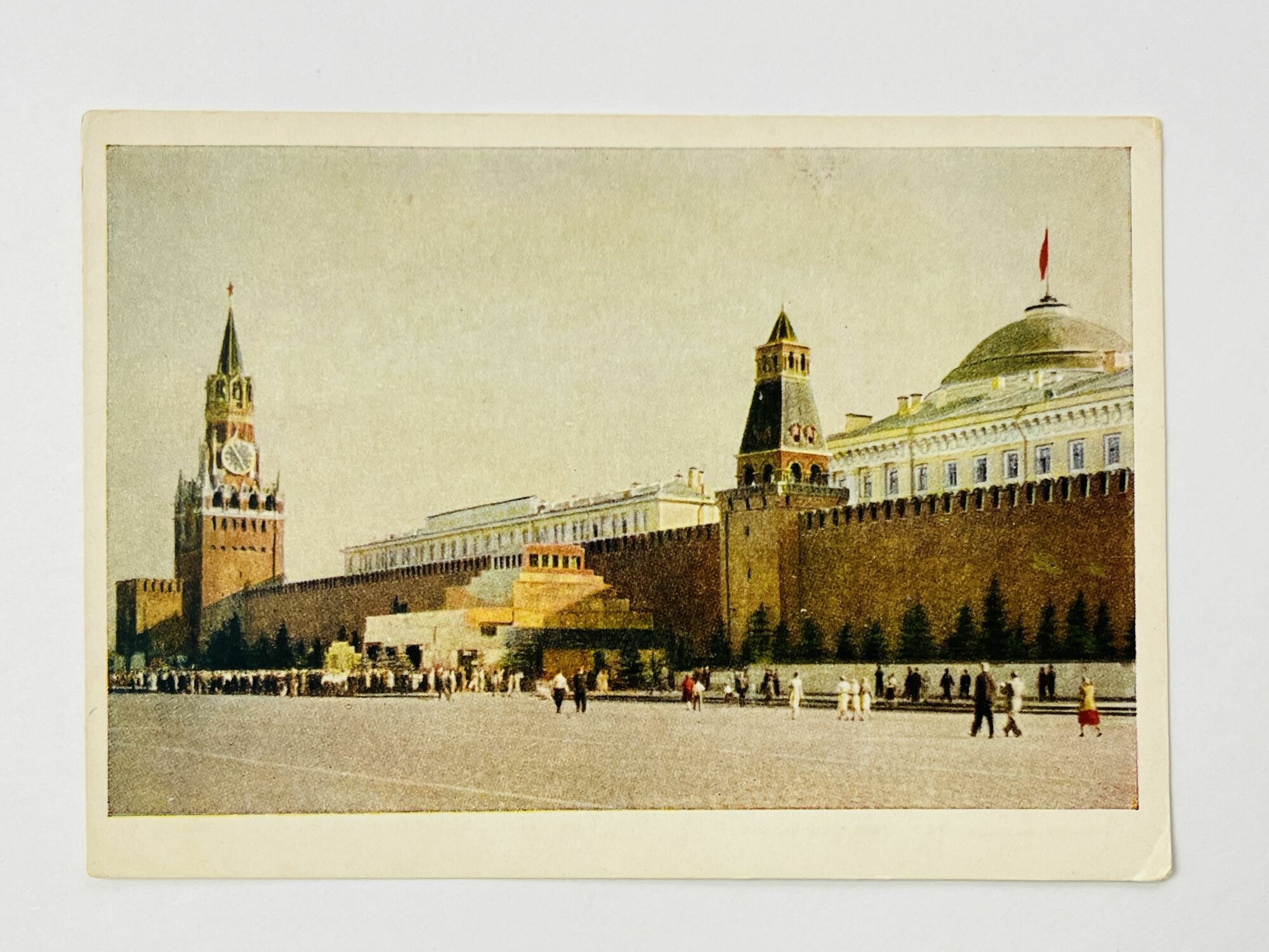 Московский Кремль. Вид с Красной площади. Открытка