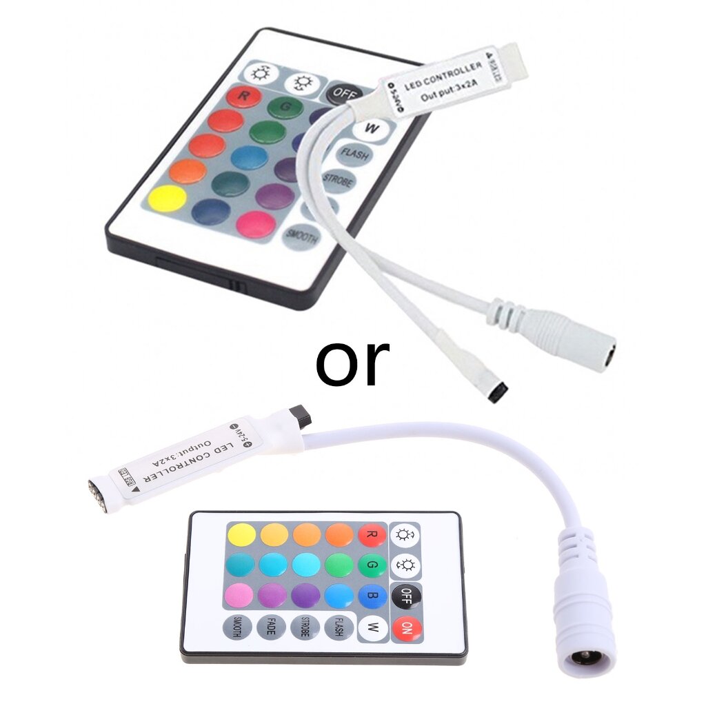 Светодиодные Фонари Прокручивают Инфракрасный Контроллер DC12V Mini Remote Control для ИК-RGB Света