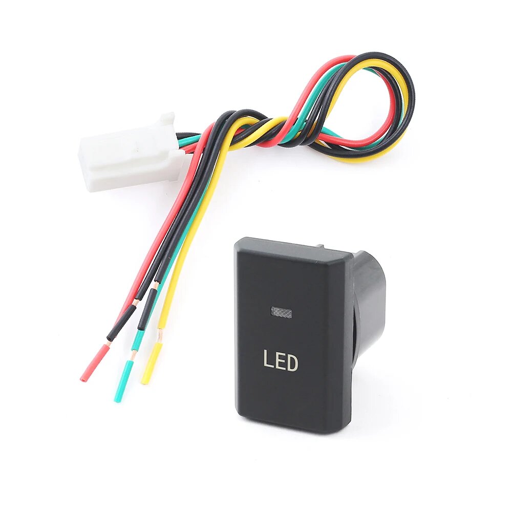 Синий светодиодный автомобильный переключатель, светодиодный радар, рекордер, вентилятор, прожекторы, кнопка переключения противотуманных фар для Ford Transit 2017-2019, LED