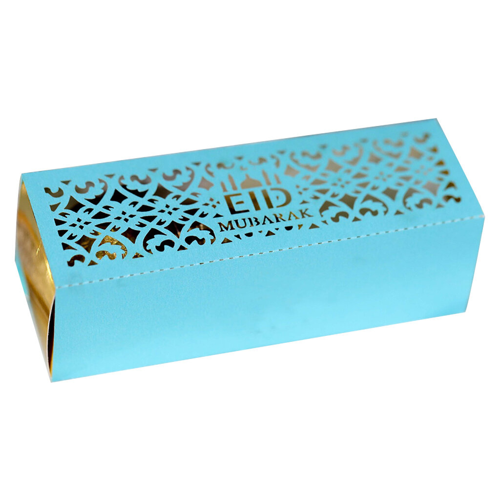 100шт Eid Mubarak Candy Box Полые Ramadan Kareem Шоколадные Подарочные Коробки Исламские