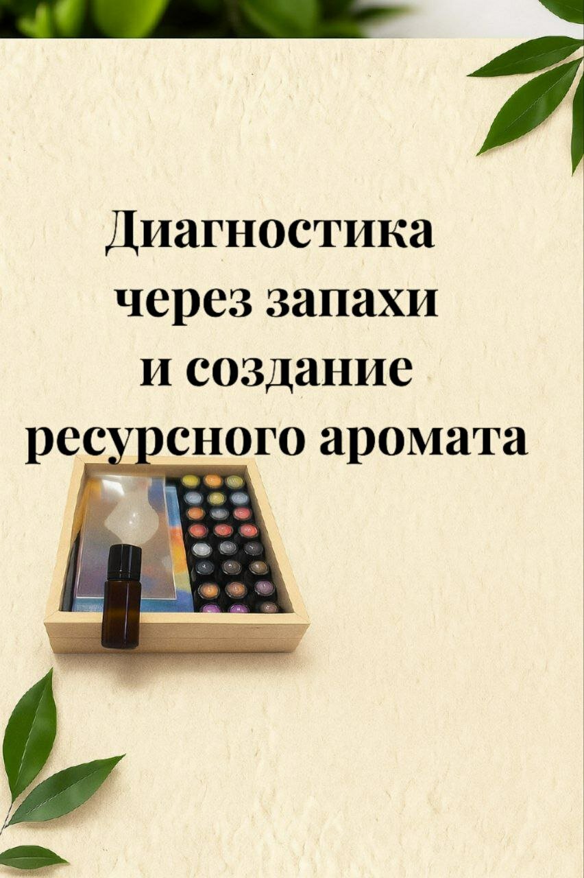 Набор для аромадиагностики и создании ресурсного аромата с эфирными маслами