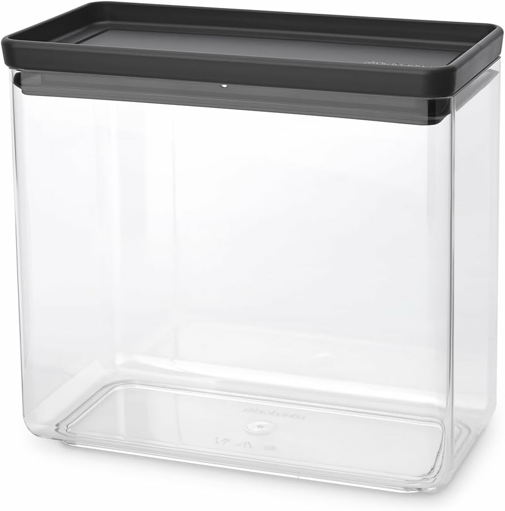 Кухонный контейнер Brabantia Tasty+, размер 22х11.2х20.2 см, объем 3.5 л, цвет темно-серый - 229961