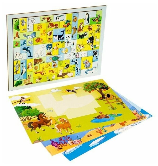 Головоломка Тетрис , зверята