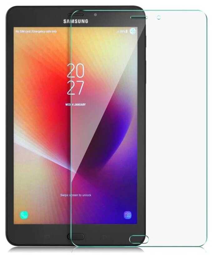 Защитное противоударное стекло MyPads для планшета Samsung Galaxy Tab A 8.0 (2017) SM-T380 / T380 / T385c с олеофобным покрытием