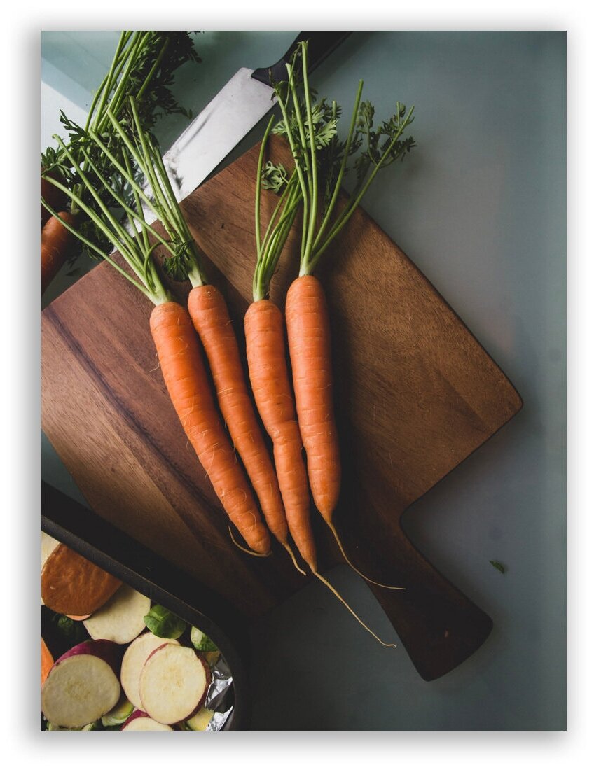 Постер на бумаге / Морковь