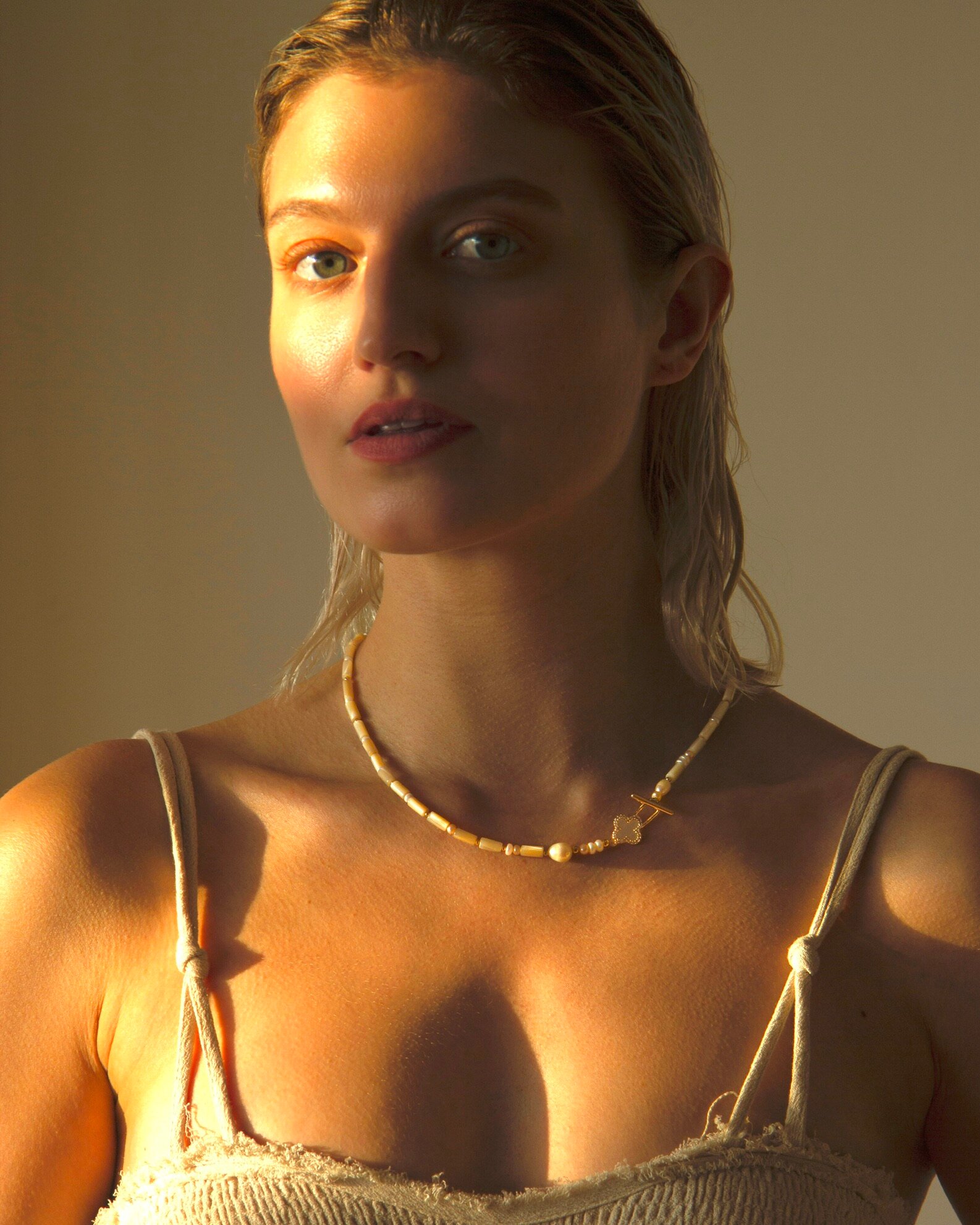 Колье, жемчуг культивированный