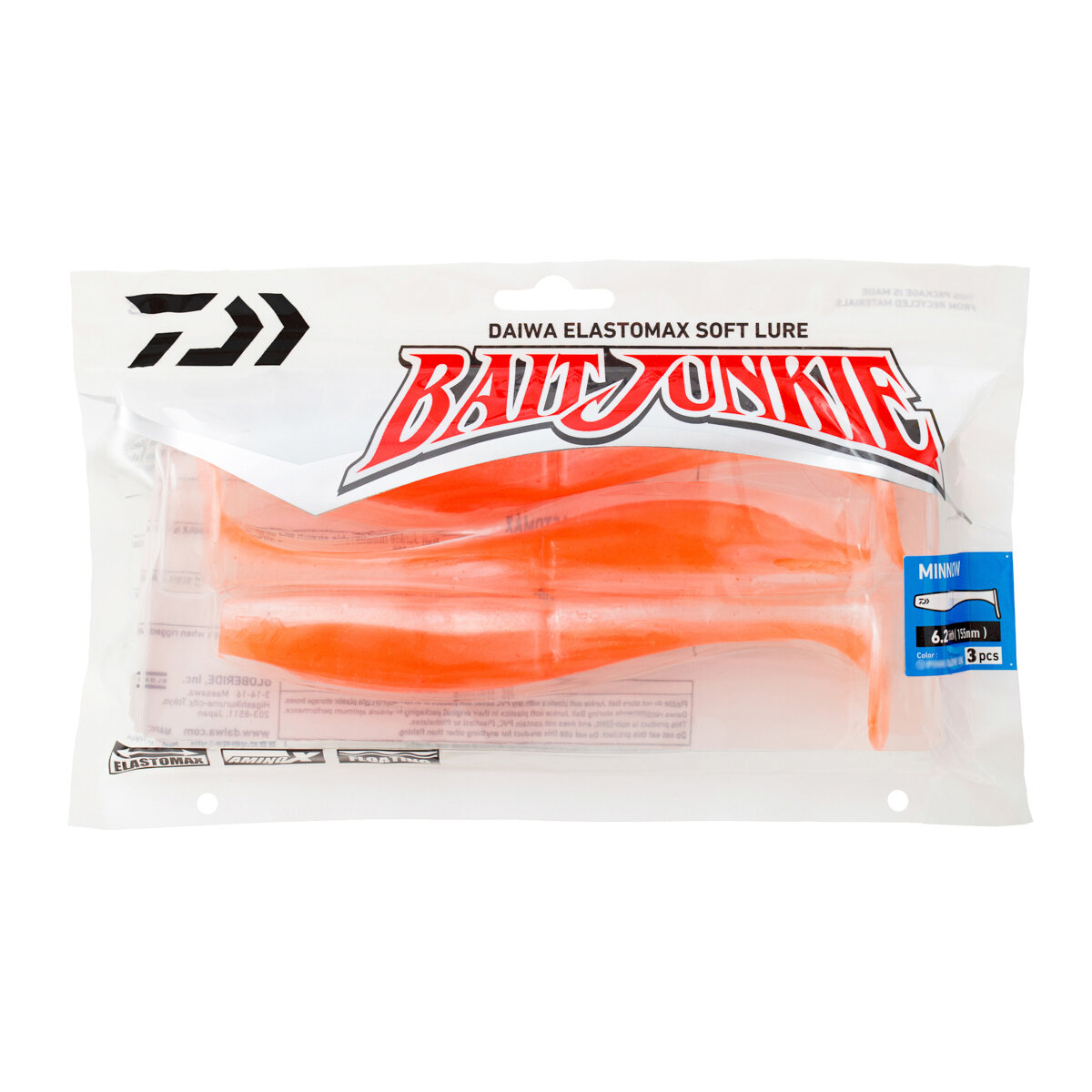 Силиконовая приманка Daiwa Bait Junkie 6.2 Minnow TAKASAGI (уп. 3 шт)