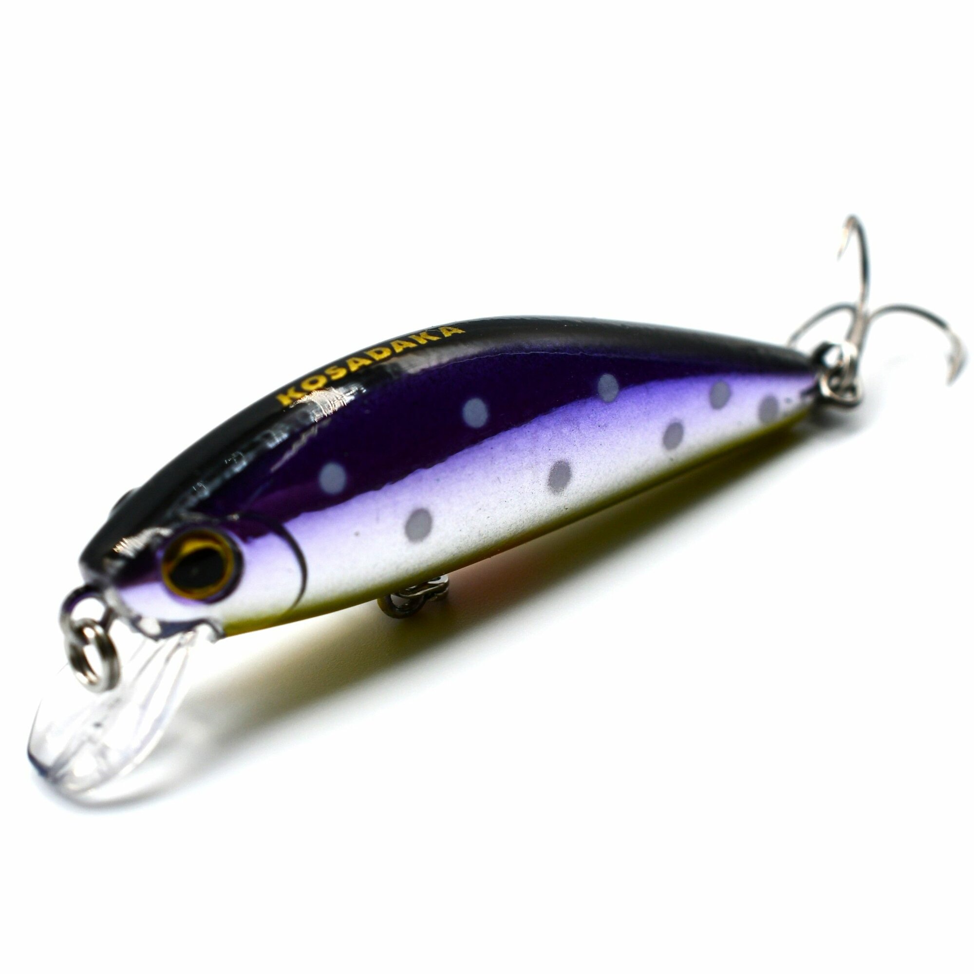 Воблер для рыбалки KOSADAKA M-MINNOW XS 50F на окуня, голавля, судака