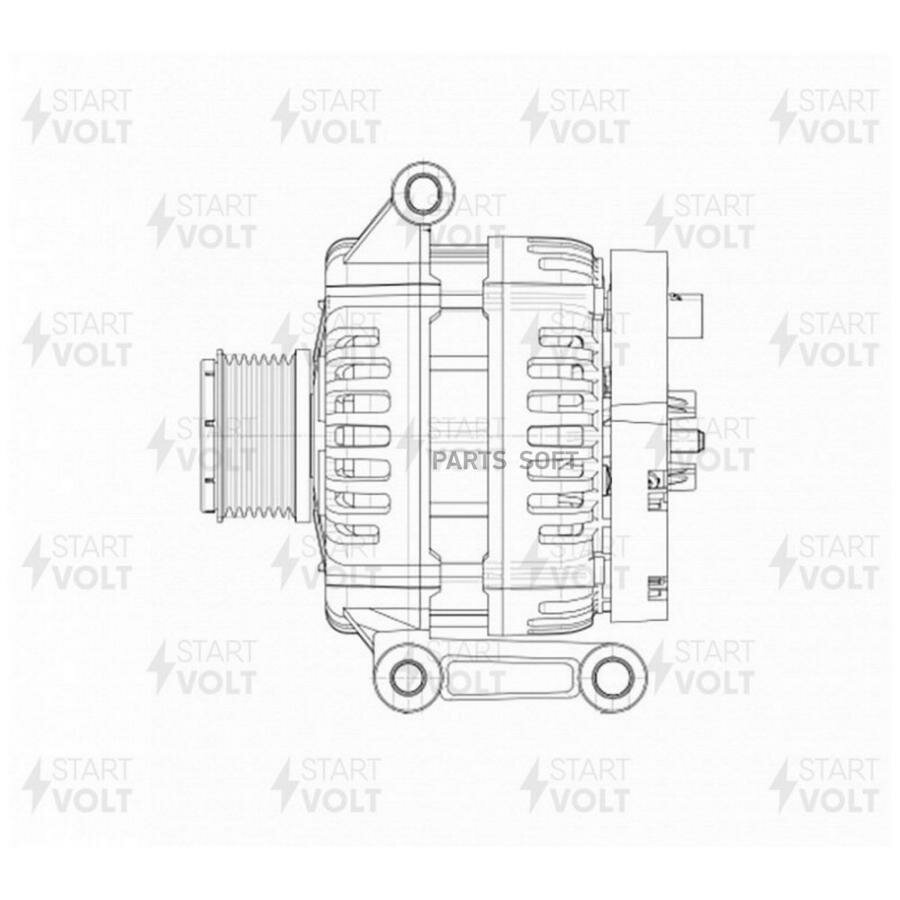 STARTVOLT LG 1082 Генератор Ford Transit (06-)/Land Rover Defender (06-) 2.4TDCi 150A