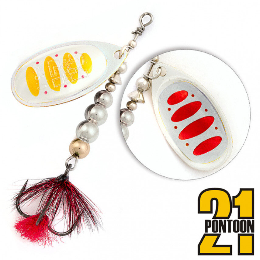 Блесна вращающаяся Pontoon21 BALL CONCEPT № 3.0 # BT02-052, длина 32.15 мм