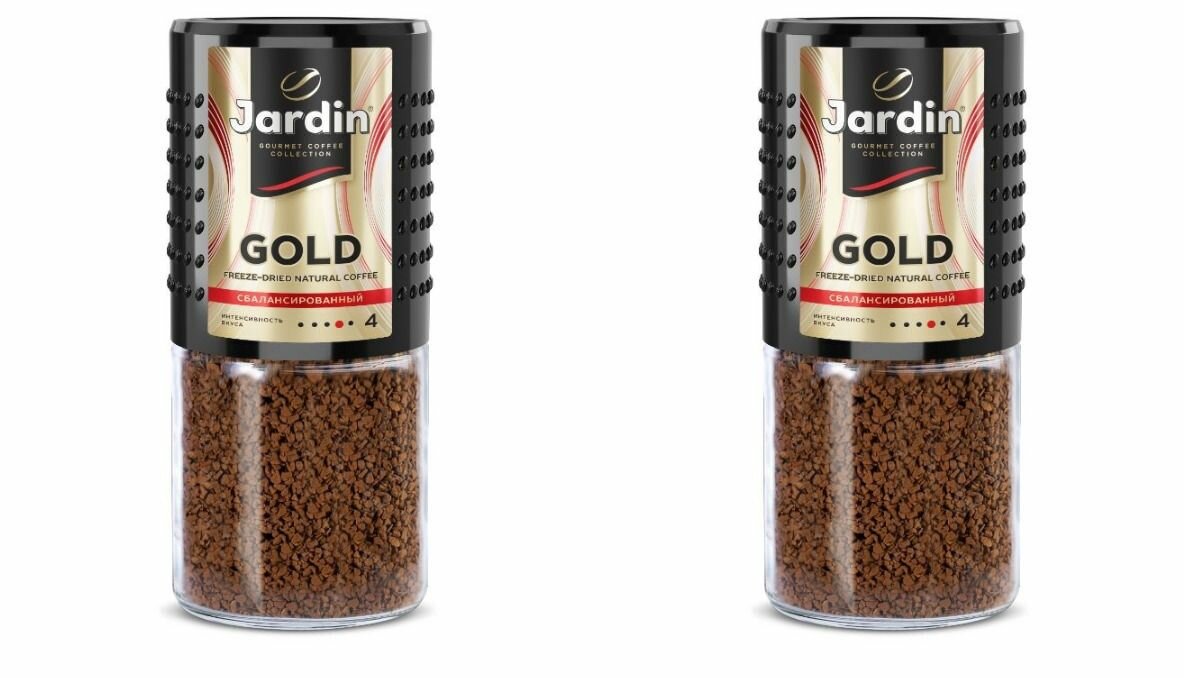 Jardin Кофе растворимый Gold, 190 г, 2 уп
