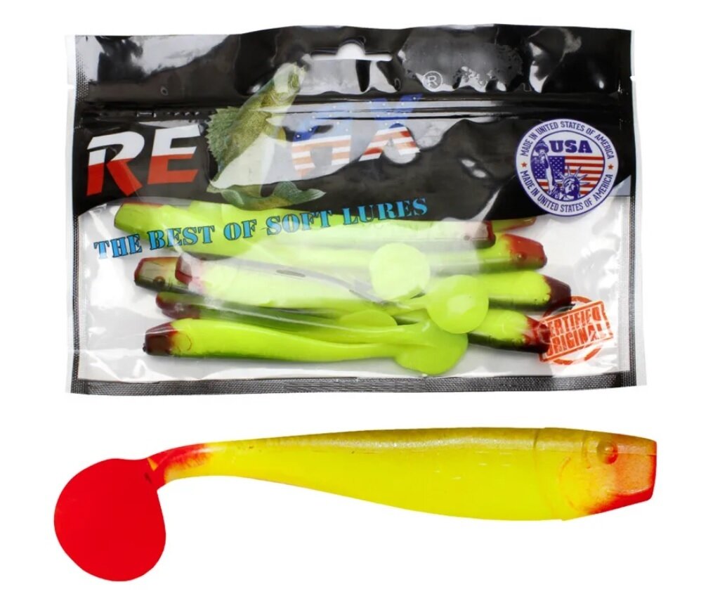 Мягкая силиконовая приманка риппер RELAX KINGSHAD 4, 10,0cm 8,9g цвет S145 (Silk, Dark Green) 1 уп. по 10 шт.