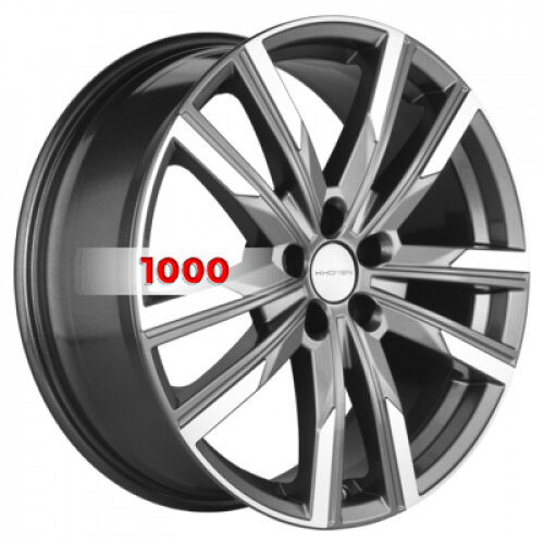 KHOMEN WHEELS WHS523113 7,5x19/5x108 ET46 D63,4 KHW1905 (Geely Monjaro/Tugella) Gray-FP