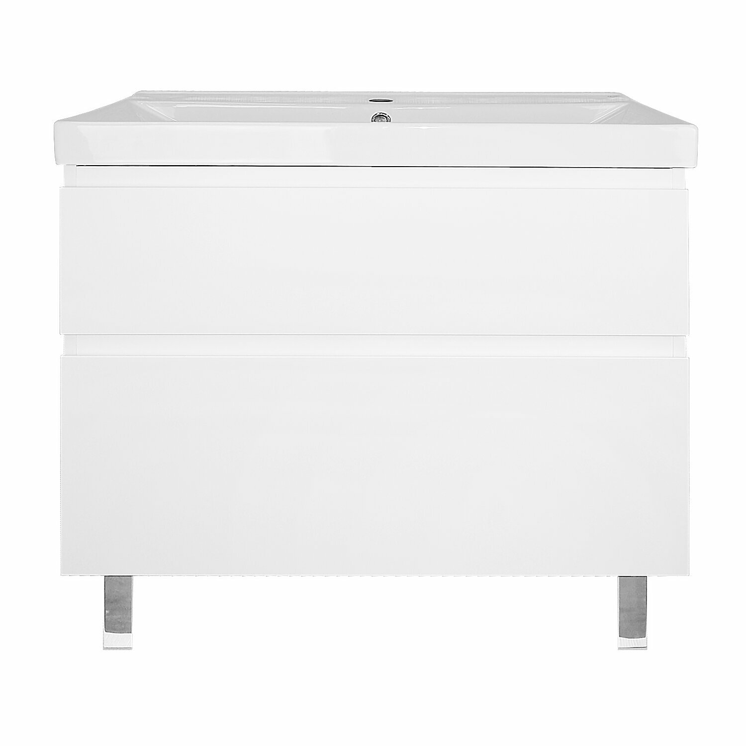 Комплект Тумба Azario Мила 80Н 80 напольная с раковиной Tempo 80 (CS00091366)