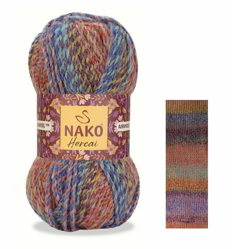 Пряжа Hercai Nako (5 мотков по 100 грамм-156м.)100% акрил 28179