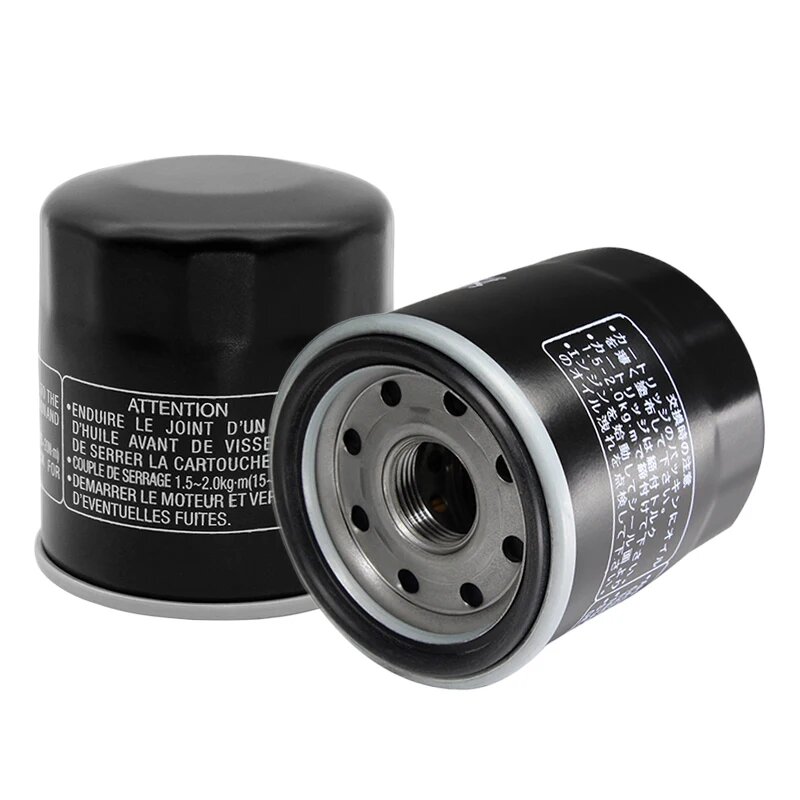 1/2 шт. Мотоциклетный масляный фильтр для Kawasaki Ninja EX 300 400 500 650 EX500R EX650R Black 2