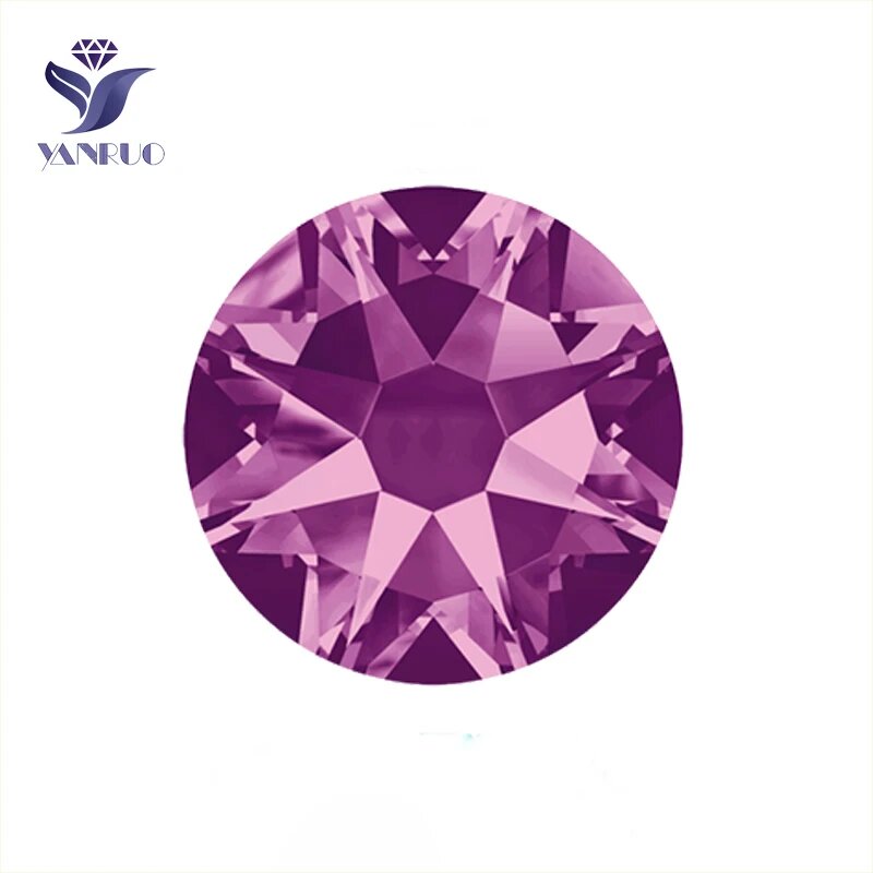 Кристаллы YANRUO Amethyst SS16 1440Pcs