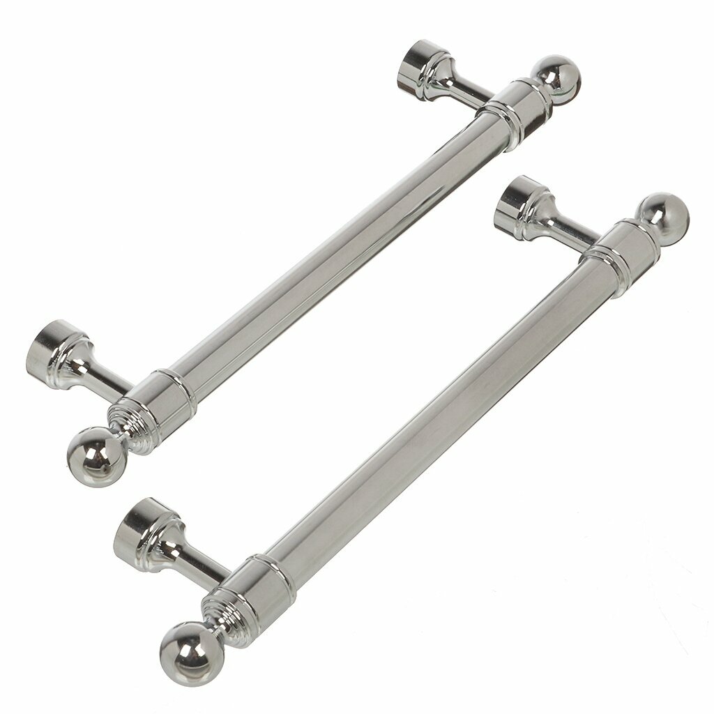 Ручка-скоба мебельная StahlBuro AР2306-96, хром, 2 шт.