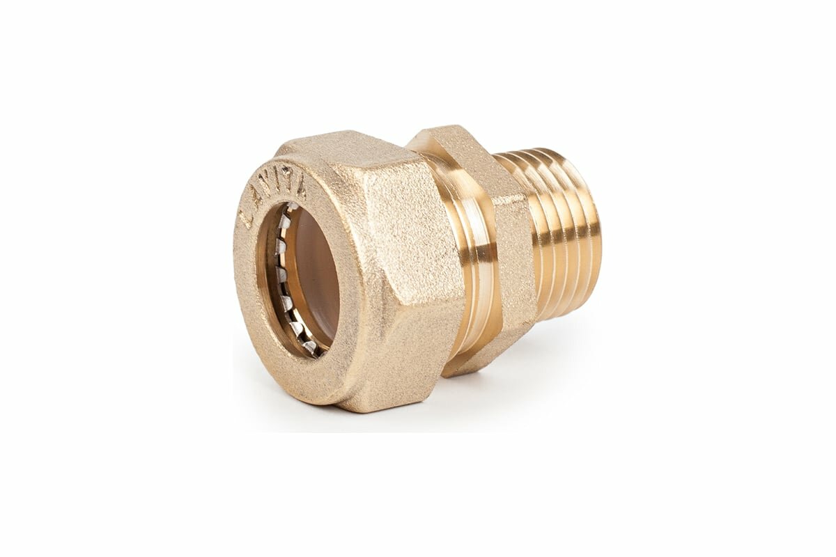 Муфта Lavita для трубы 15х1/2 с наружной и внутренней резьбой V/S 15-1/2 мм