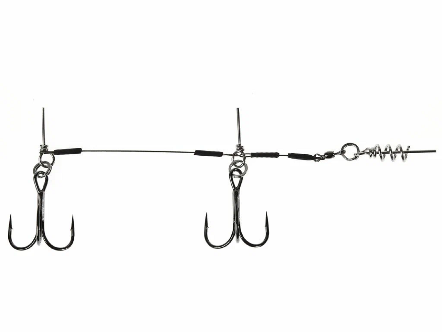 Оснастка стальная Lucky John STINGER SSW 1х7 3,5+8,0 см, с тройником №01/0 1 шт.