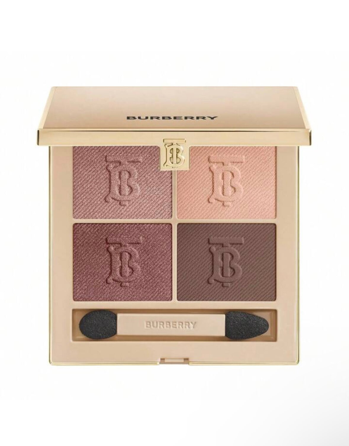 Тени для век BURBERRY Eye Colour 4.7г | культовая палетка 4 оттенков |Нюдовый эффект |Тон 03 Blush Beige