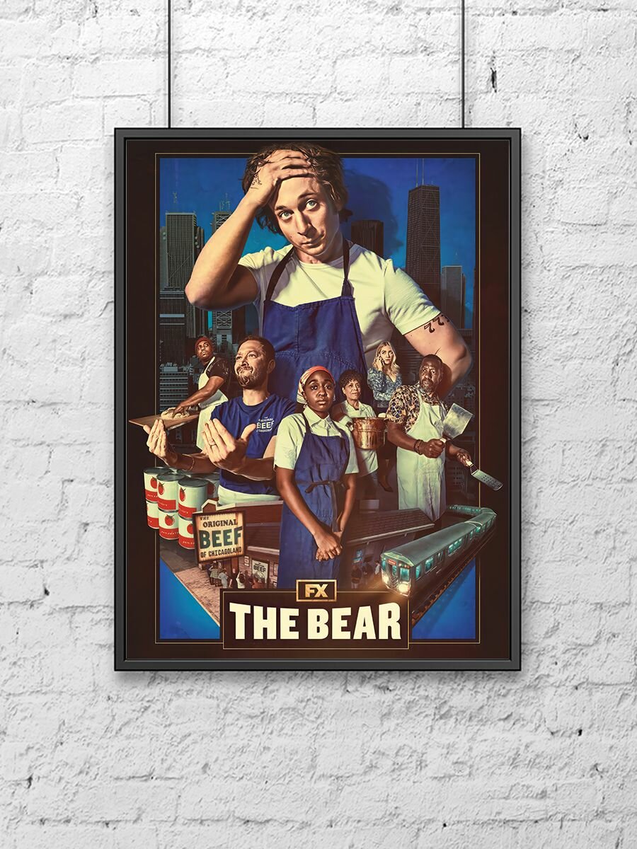 Постер для интерьера на стену (30х40 см). Сериал "Медведь" (The Bear)