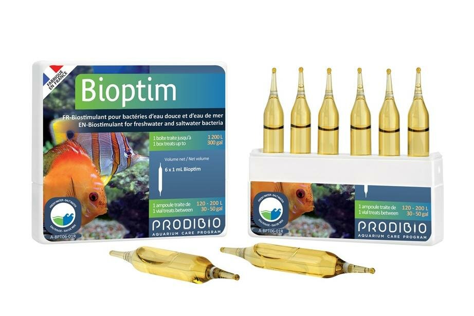 Добавка для бактерий Prodibio Bioptim Fresh&Salt, 6 ампул