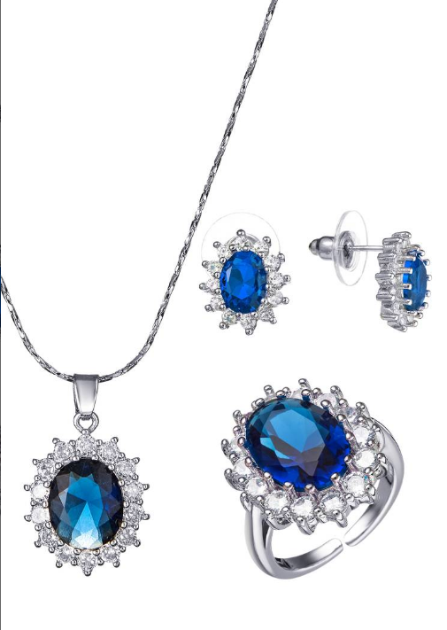 Комплект бижутерии Apsara, кристалл