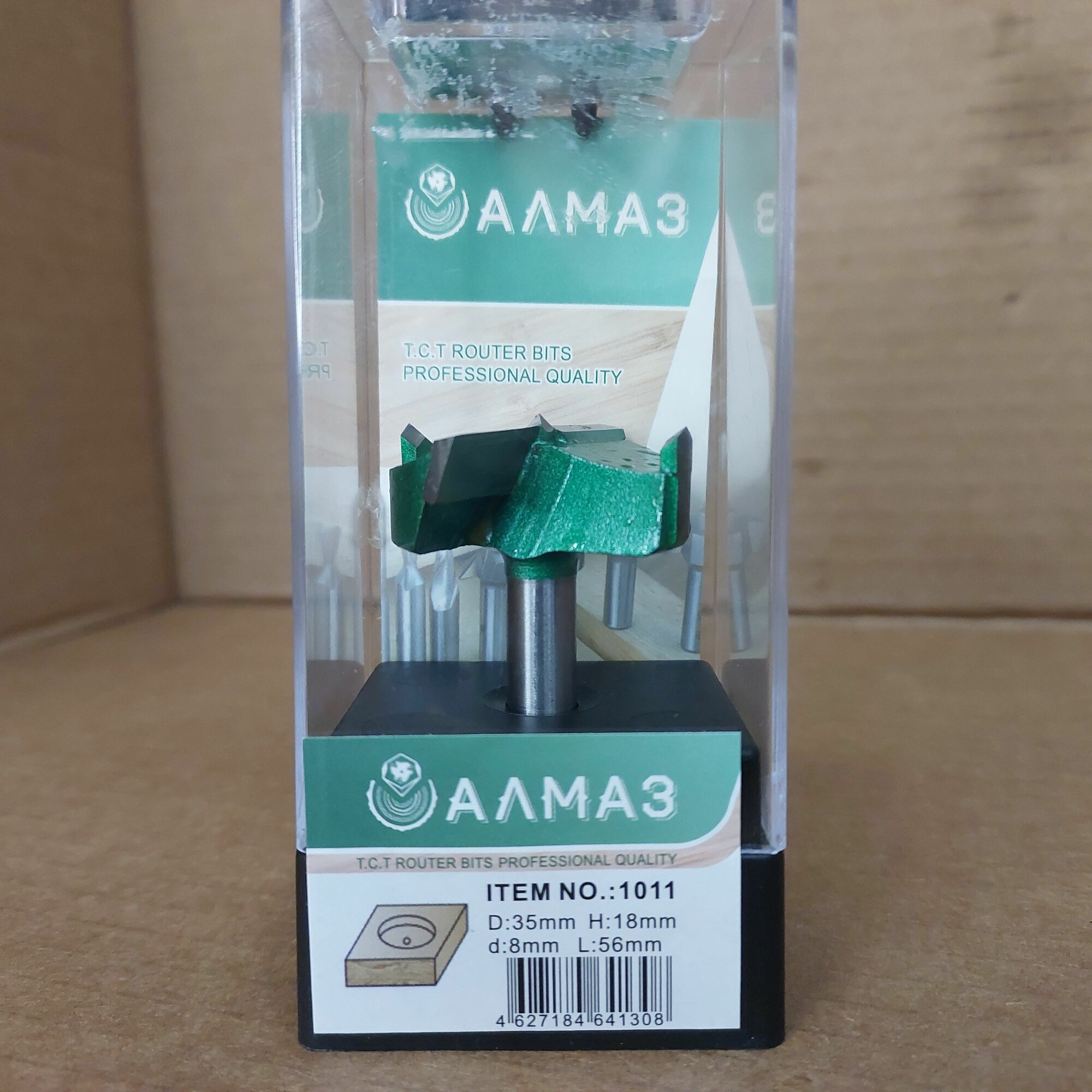 Фреза Форстнера Алмаз 1011 Форстнера D:35mm I:18mm d:8mm Арт: A1011D35d8