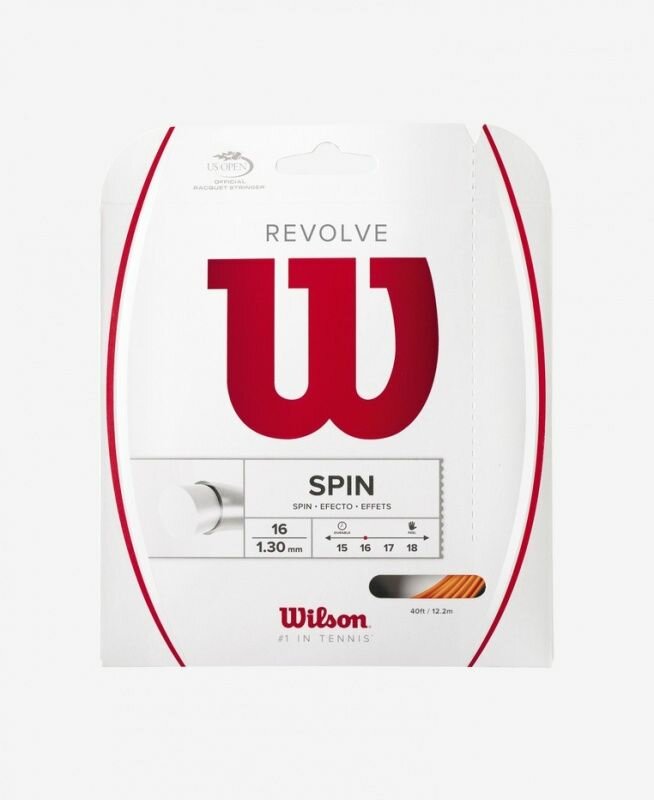 Струна теннисная Wilson Revolve 1.25mm 12m оранжевая