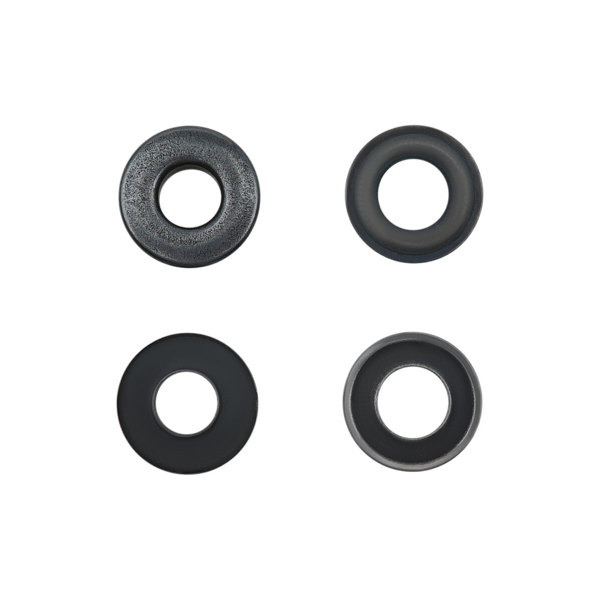 Люверсы для одежды и обуви плоские 5,5 мм BIG, 64684, металл (черненый), 50 шт