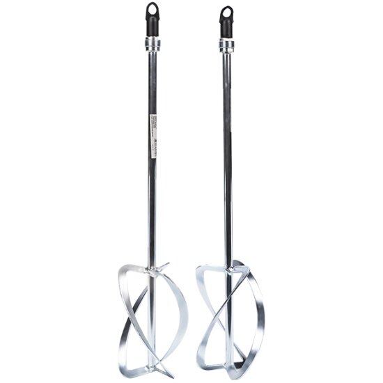 Ставр Насадка (венчик) для миксера строительного (1+1), , 100х570мм/М27, оцинкованная.